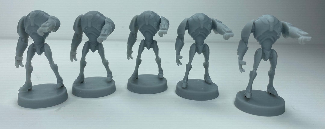 B2-HA Super Battle Droid Legion Scale Squad of 5 W/ Base - Etsy