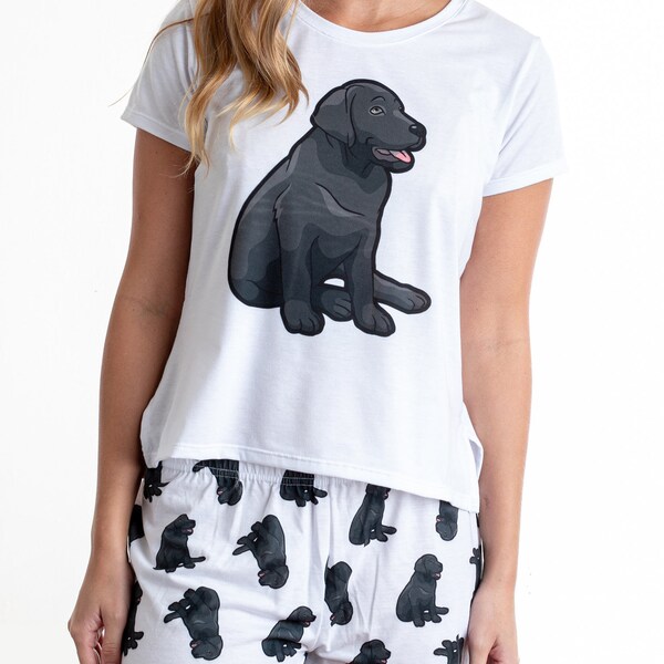 Black Lab Pjs for Kids - Etsy