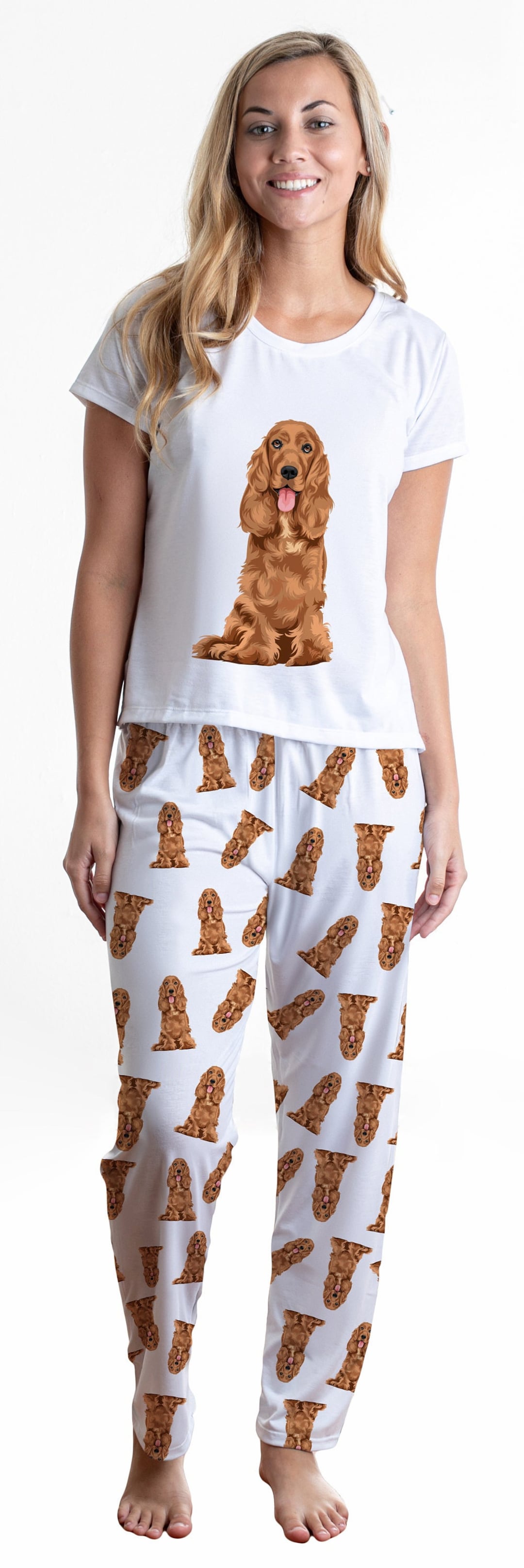 Cocker Spaniel Pjs With Pants for Women, Cocker Spaniel Pjs for Dog ...