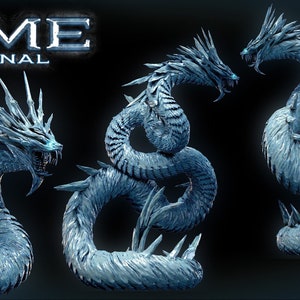 Icebound Serpent | Mini Monster Mayhem | Rime Eternal | RESIN | Fantasy ...