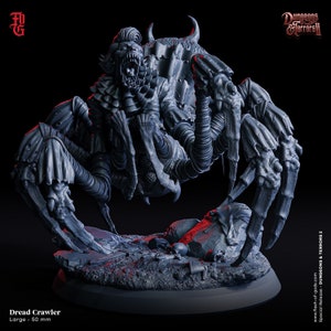 Dread Crawler Flesh of Gods Dungeons & Terrors RESIN Fantasy Horror Dnd ...
