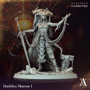 Darkfire Matron | Archvillain Games | Giantkin - Darkfire | RESIN ...