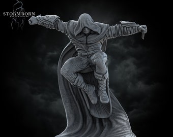 Human Female Rogue Assassin Miniature 28mm 32mm Scale 8K - Etsy