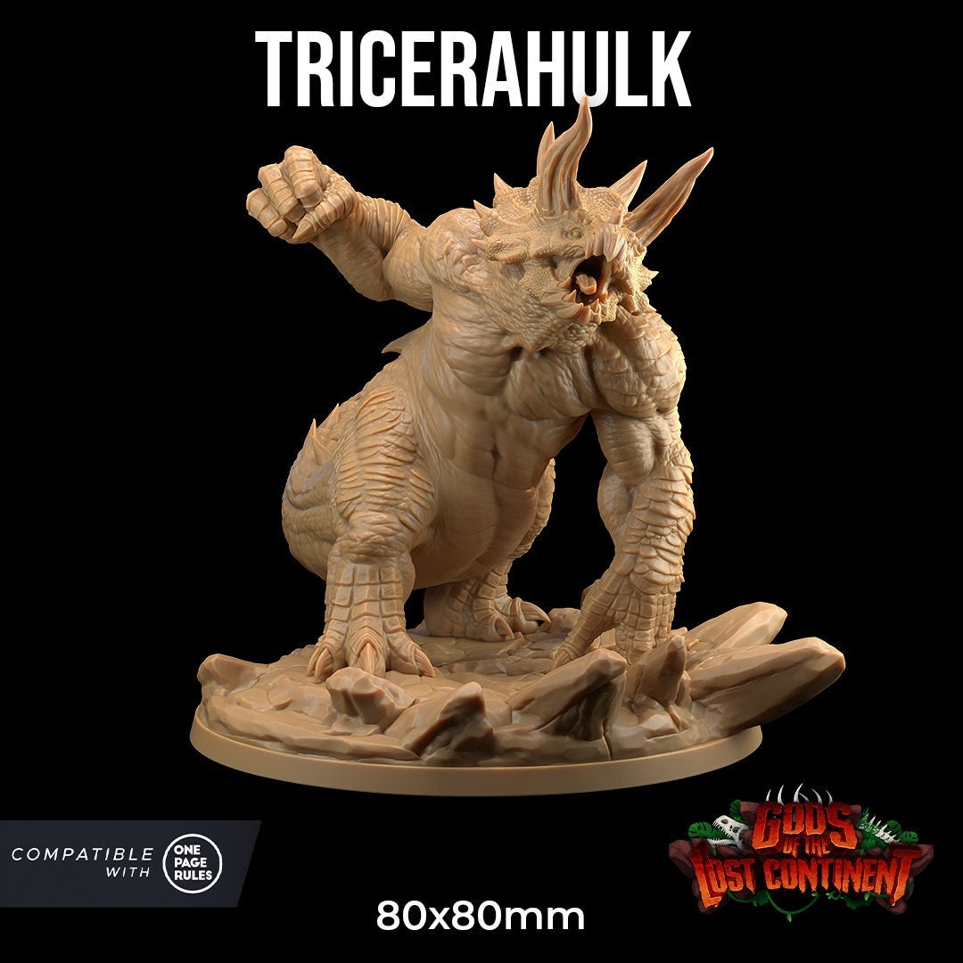 Tricerahulk | Dragon Trappers Lodge | Gods of the Lost Continent ...