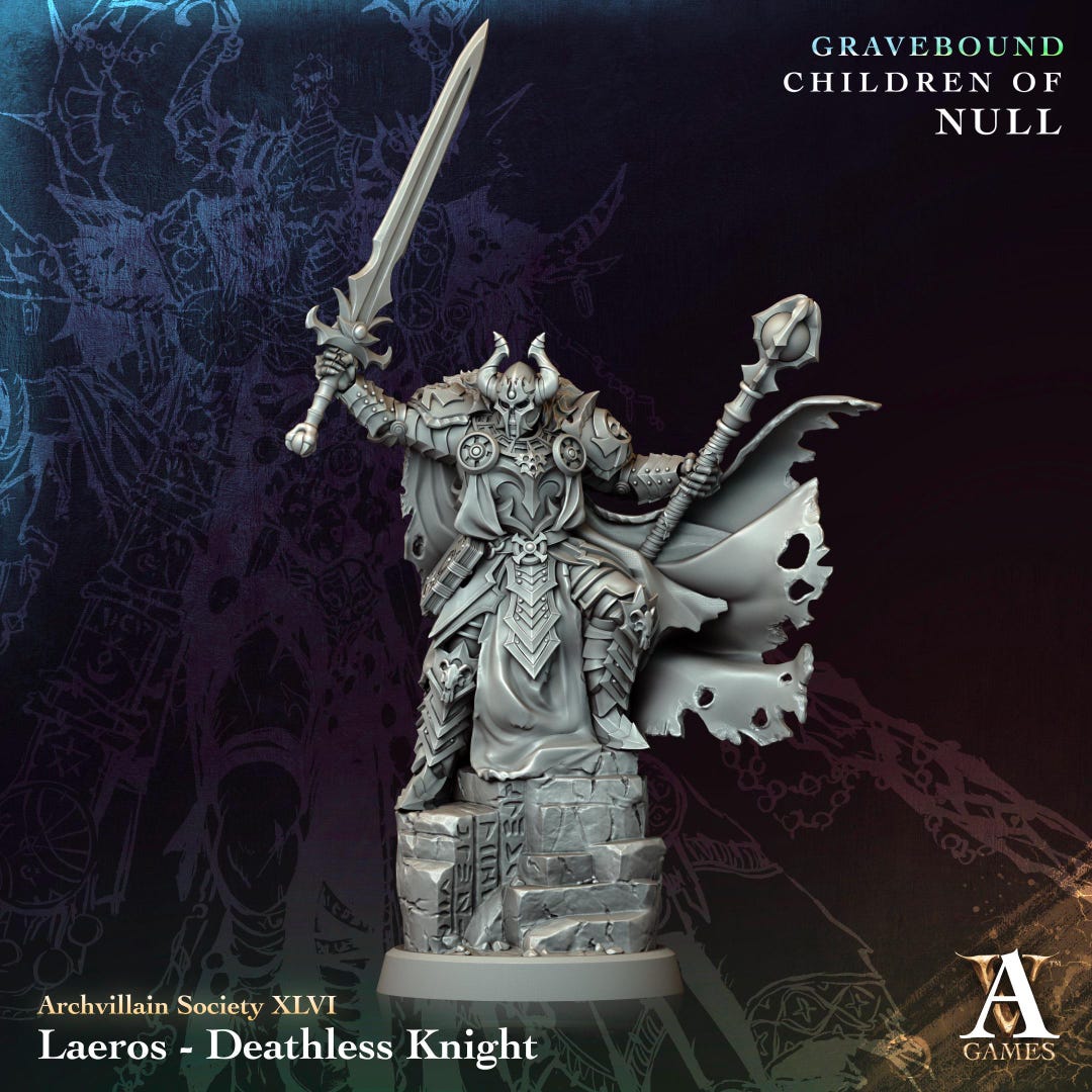 Laeros - Deathless Knight | Archvillain Game | Gravebound - Children of ...