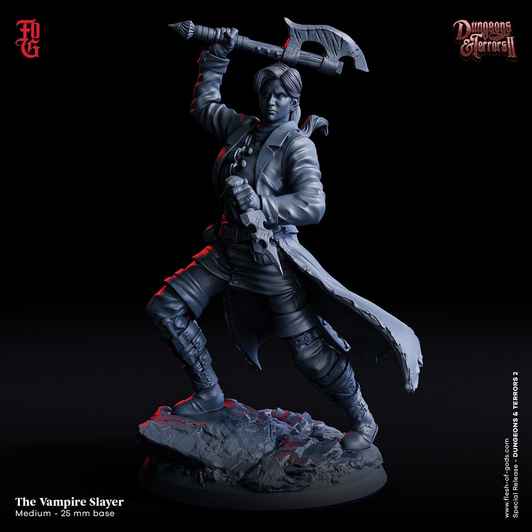 The Vampire Slayer | Flesh of Gods | Dungeons & Terrors | RESIN ...