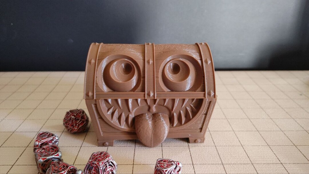 Cute Ineffective Mimic Dice Jail or Vault | Fates End | Dnd | RPG ...