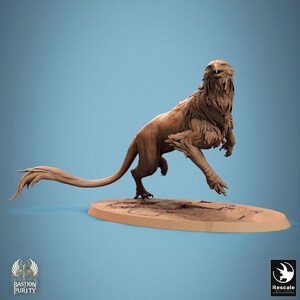 Gryph Rider Chase | Rescale Miniature | Bastion of Purity | 3D Printed RESIN | Pathfinder | 40k ...