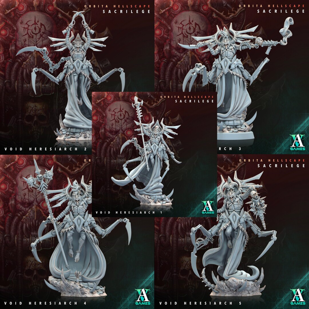 Void Heresiarch Archvillain Games Orbita Hellscape Sacrilege RESIN Sci ...