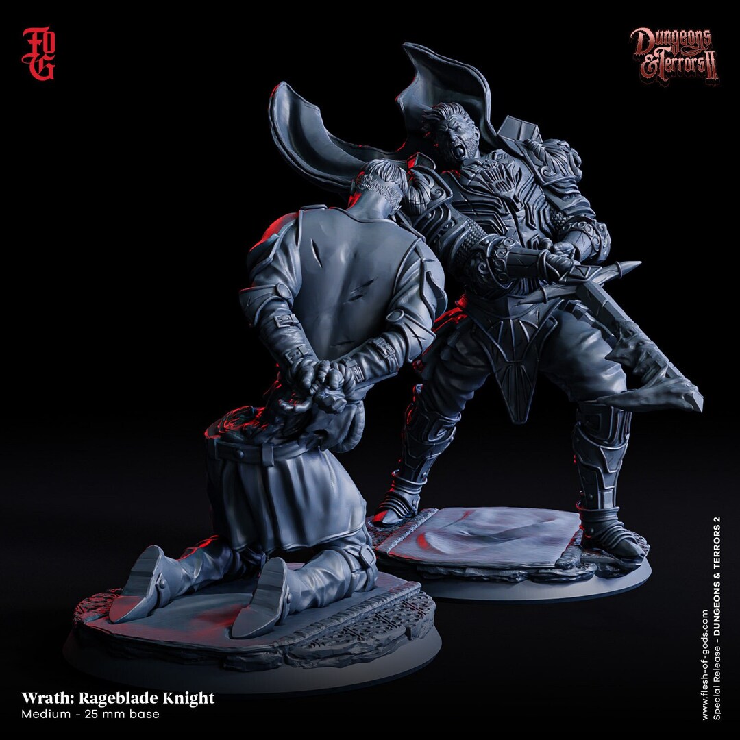 Sin - Wrath - Rageblade Knight | Flesh of Gods | Dungeons & Terrors ...