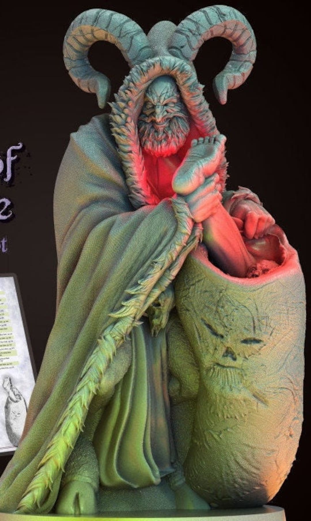 Krampus Mammoth Factory RESIN Fantasy Dnd RPG Tabletop Gaming ...