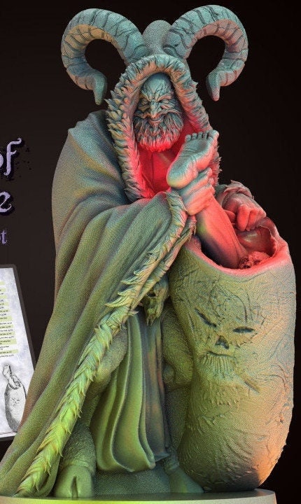 Krampus Mammoth Factory RESIN Fantasy Dnd RPG - Etsy