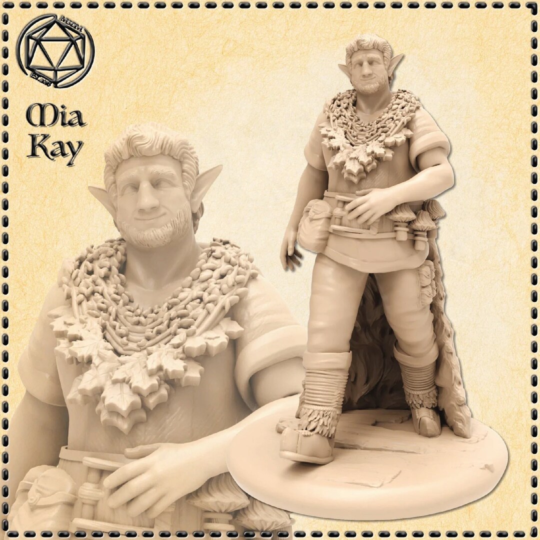 Firbolg Herbalist | Mia Kay | Cursed Forest Collection | RESIN ...