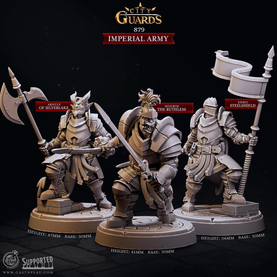 Imperial Army | Cast N Play | City Guards | Npcs | RESIN | Fantasy ...