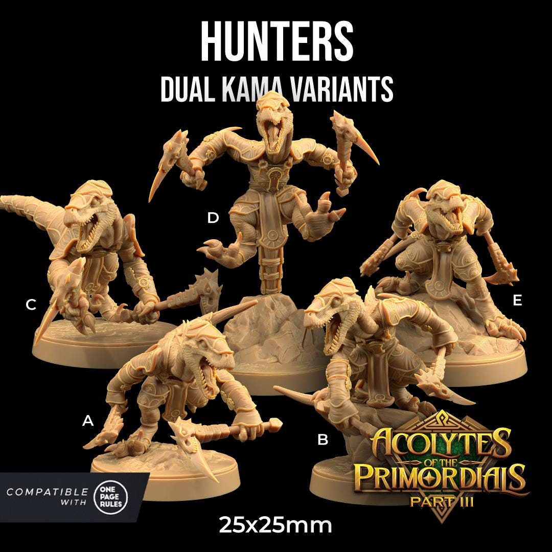 Hunters Dual Kama Variants | Dragon Trappers Lodge | Acolytes of the ...