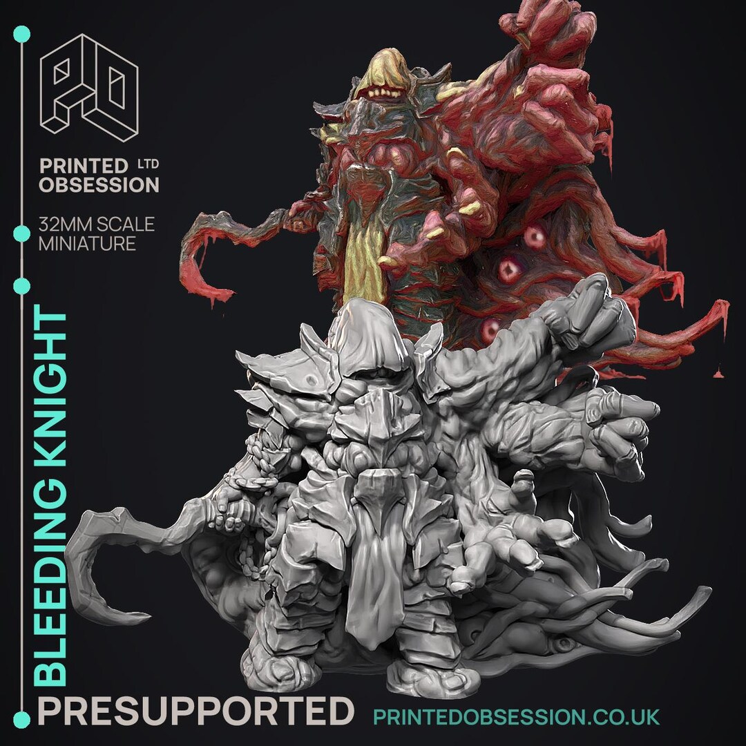 The Bleeding Knight | Printed Obsession | the New Flesh | Resin ...