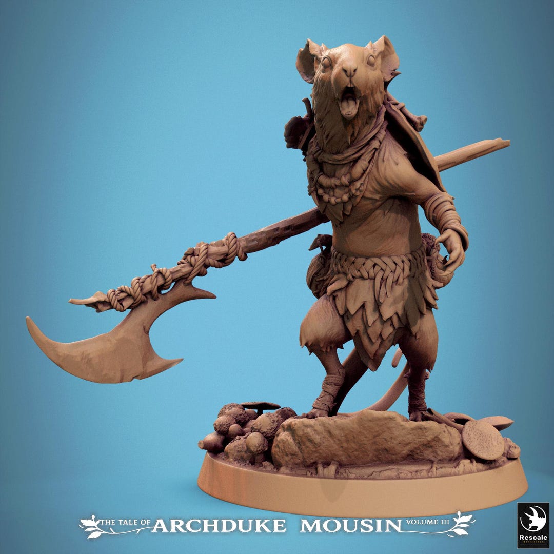Mouse Scurry | Rescale Miniature | Tale of Archduke Mousin Tome 3 ...