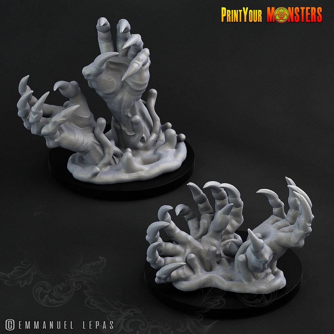 Multiples Demonclaws | Print Your Monster | the Abyssal Hand Horrors ...