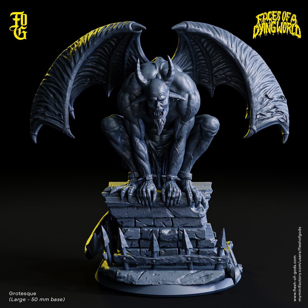 Grotesque | Flesh of Gods | Dungeons & Terrors Expansion Pack | RESIN ...
