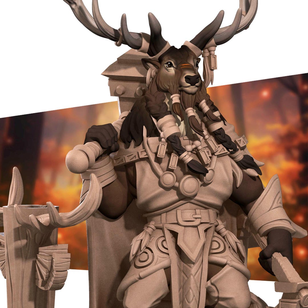 Deerfolk Shaman | Bite the Bullet | Forest Village | RESIN | Fantasy ...