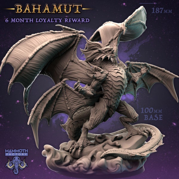 Figurine Bahamut Stl - Etsy