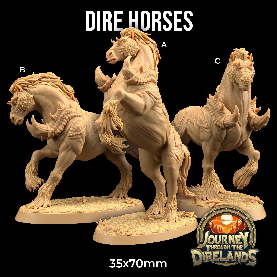 Dire Horses | Dragon Trappers Lodge | Journey Thru the Direlands ...
