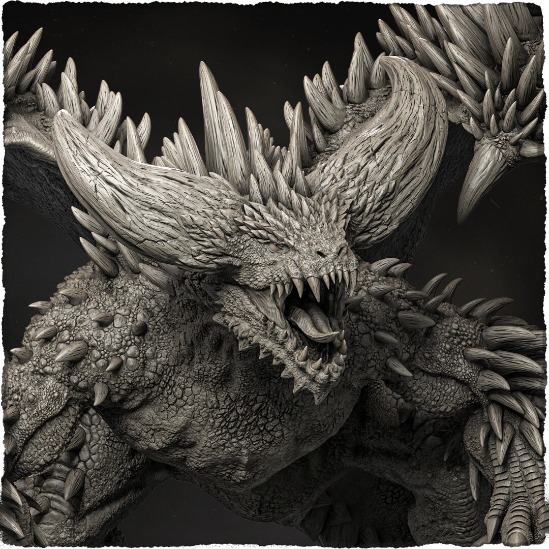 Nethermaw, the Dragon Eater | Evox Arts | Hunters Guild | RESIN ...