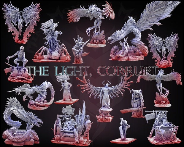 Afflicted Celestial Mini Monster Mayhem the Light Corrupt - Etsy Canada