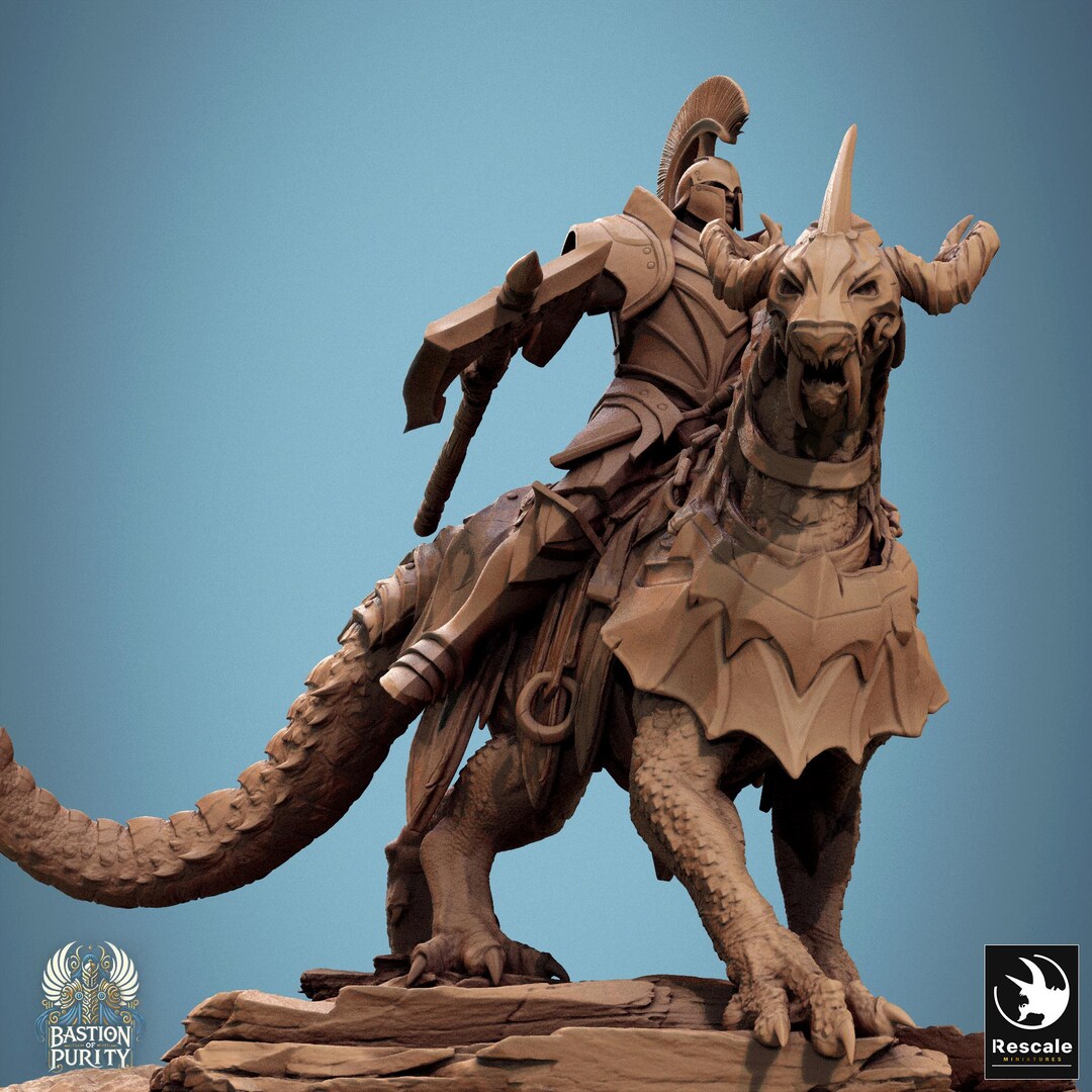 Dragoryx Rider Guard | Rescale Miniature | Bastion of Purity | 3D ...