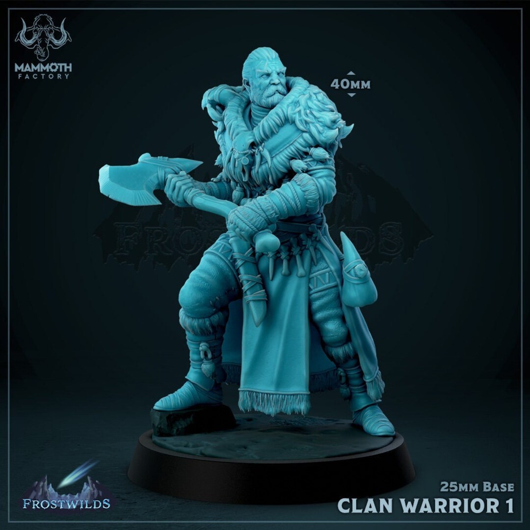 Clan Warriors | Mammoth Factory | Frostwilds Pt 1 | RESIN | Fantasy ...