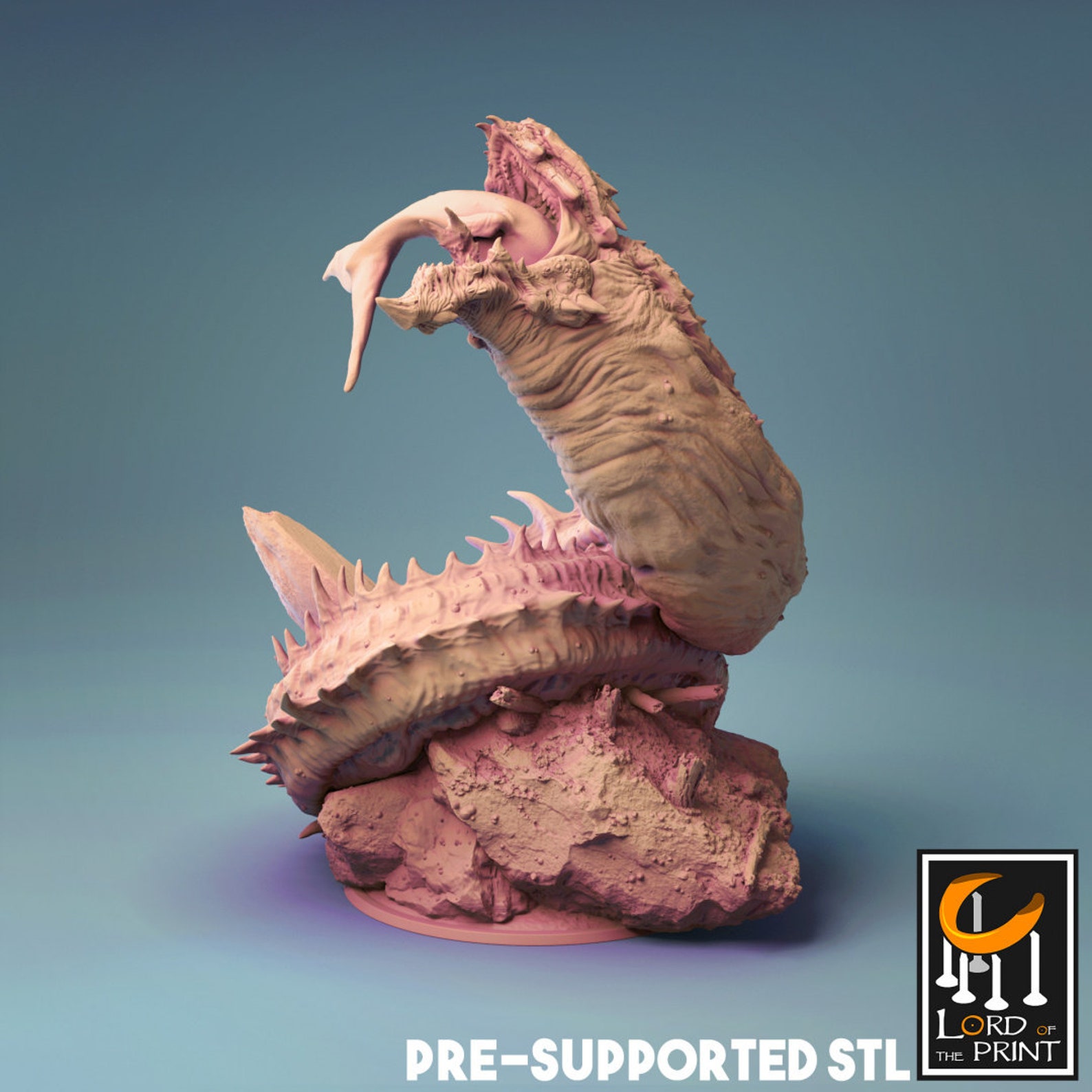 Jormungandr | Rescale Miniature | RESIN | Fantasy | Dnd | RPG Tabletop ...