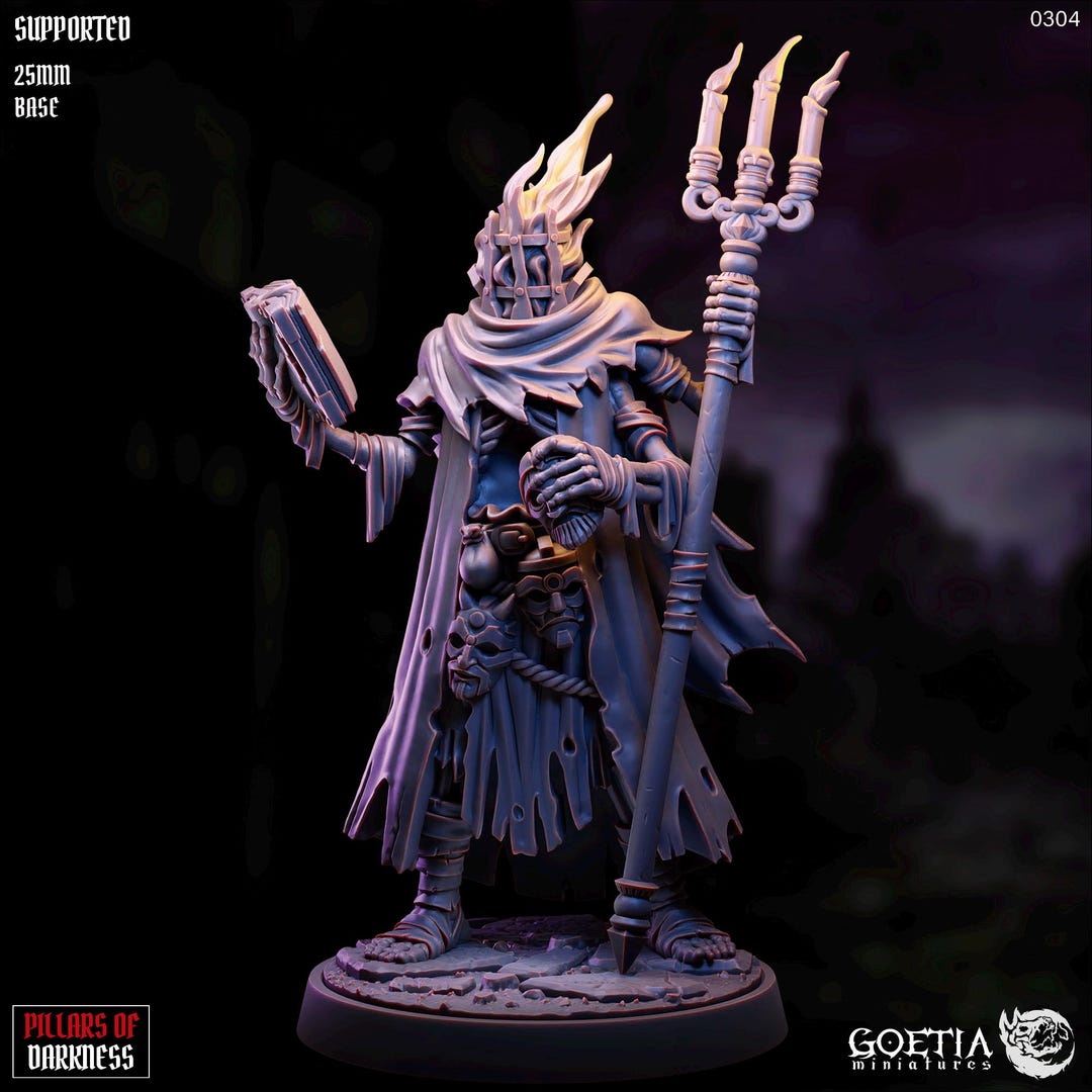 Vizier Kal'regor | Goetia Miniatures | Grotesque Communion | RESIN ...