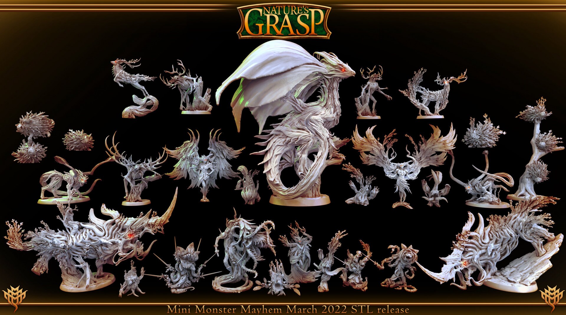 Rhinox | Mini Monster Mayhem | Nature's Grasp | 3D Resin Print | Great ...