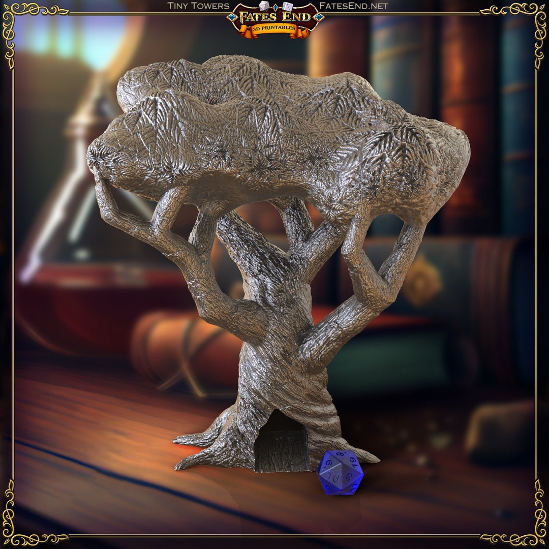 World Tree Mini Dice Tower Fates End 3D Printed PLA Fantasy Dnd RPG ...