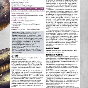 Quaketail Serpent | Sordane Publishing | Monster Maddness #1 | Fantasy ...