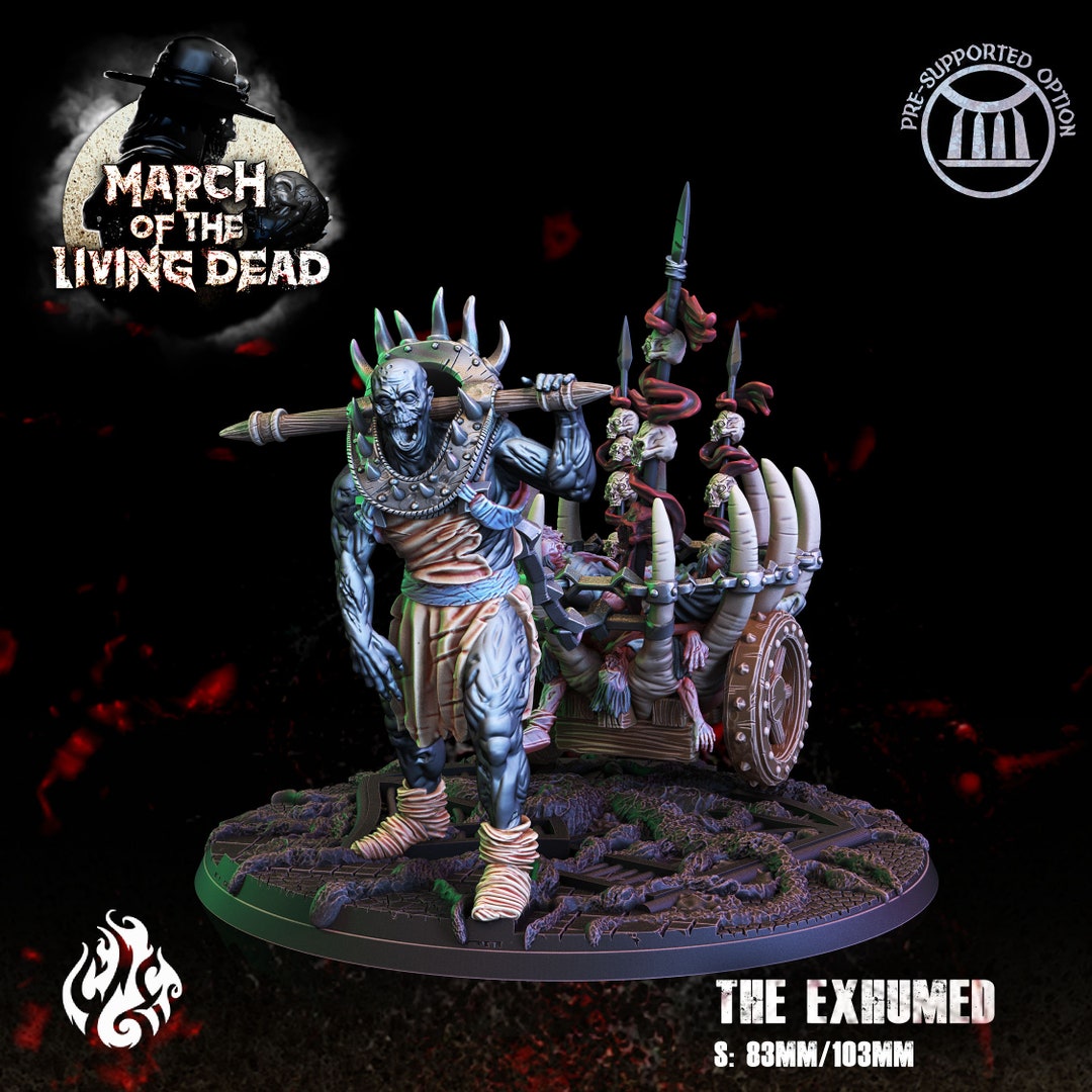 The Exhumed Crippled God Foundry March of the Living Dead RESIN Fantasy ...