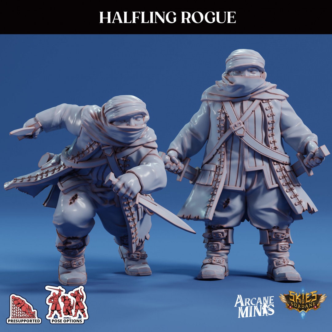 Halfling Rogue | Sordane Publishing | Swindler's Luck II | Resin ...