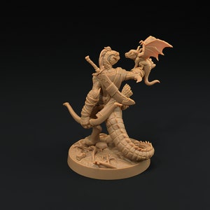 Aela Greenscale Dragon Trappers Lodge Dragons 101 RESIN Fantasy Dnd RPG ...