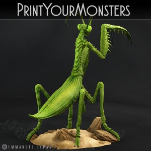 Giant Mantis | Print Your Monster | Insect Pack | Resin | Fantasy | Dnd ...
