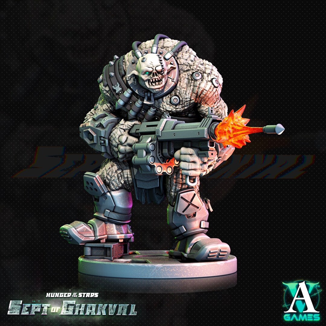 Ghakval Ghu Grunts | Archvillain Games | Hunger of the Stars | Resin ...