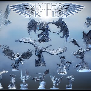 Royal Feathered Dragon | Mini Monster Mayhem | Myths of the Sky | RESIN ...