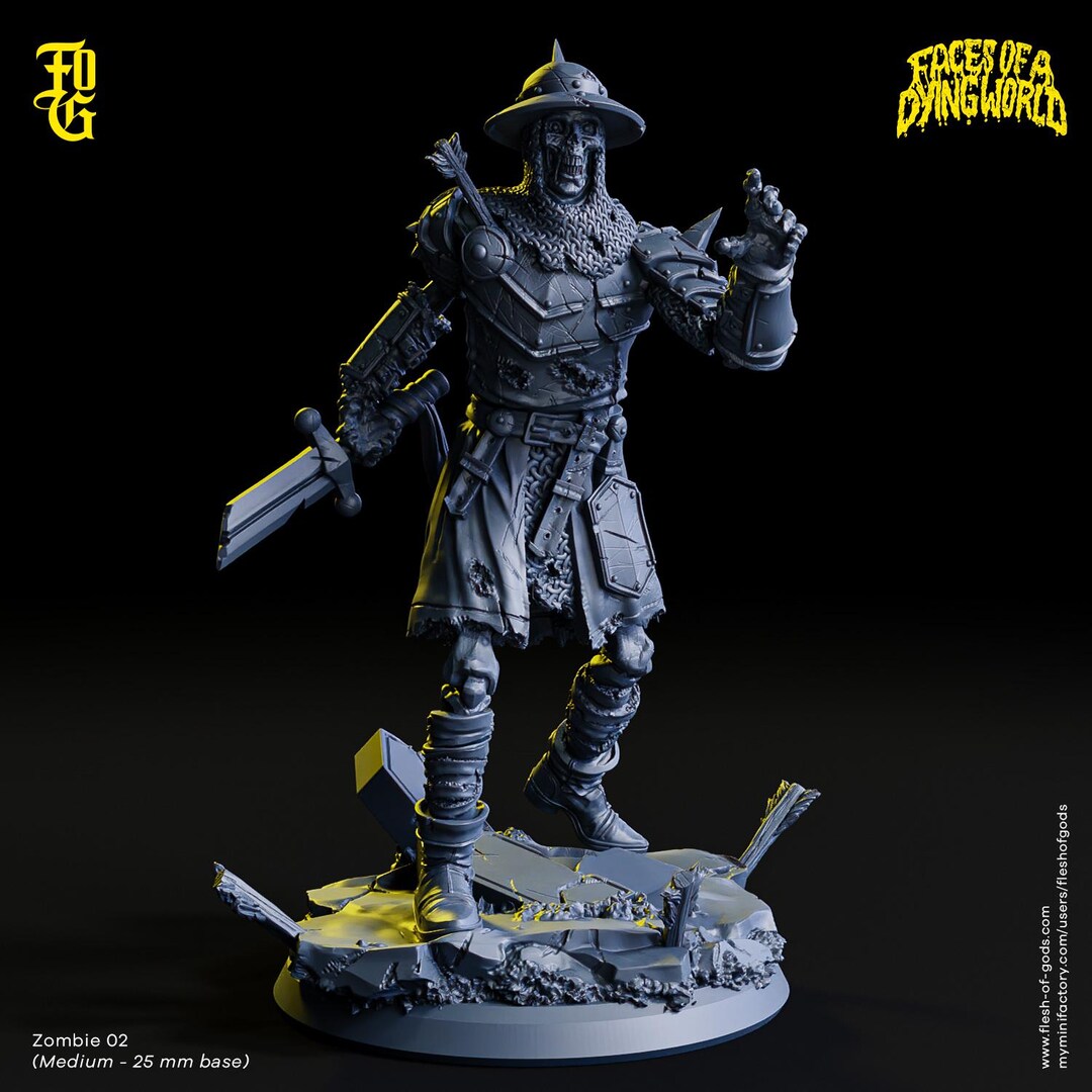 Zombie | Flesh of Gods | Dungeons & Terrors Expansion Pack | RESIN ...