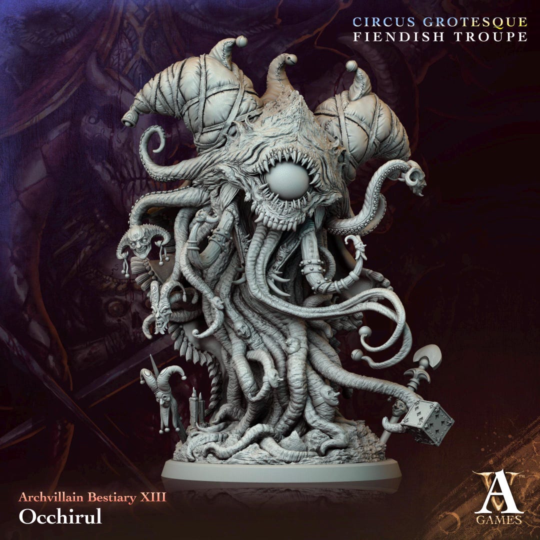 Occhirul Archvillain Game Circus Grotesque Fiendish Troupe Fantasy Dnd ...