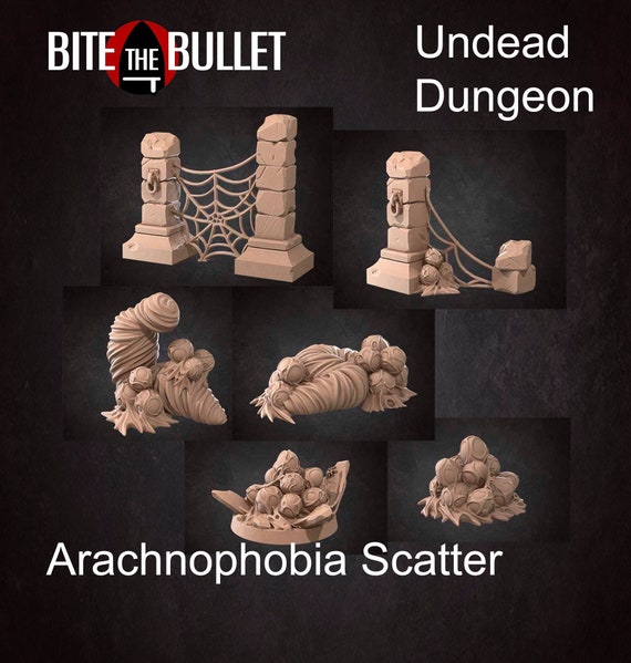 Arachnophobia Scatter Bite the Bullet Undead Dungeon - Etsy