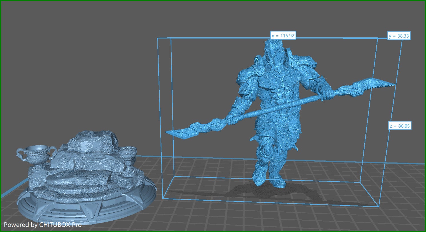 Celestial Warrior Statue Torde the Gatekeeper DM Stash - Etsy