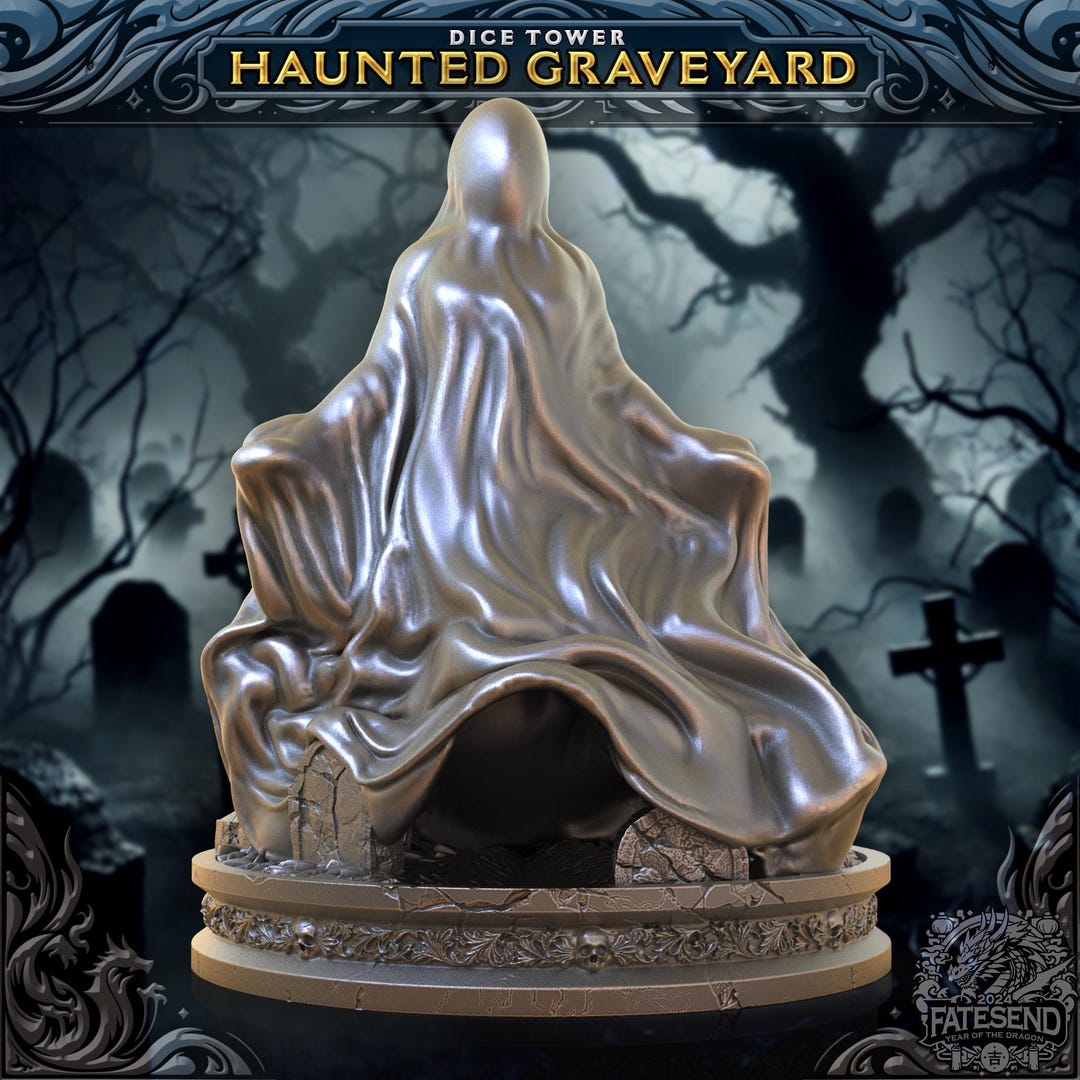 Haunted Graveyard Dice Tower | Fates End | Roleplay Games | Gamer Gift ...