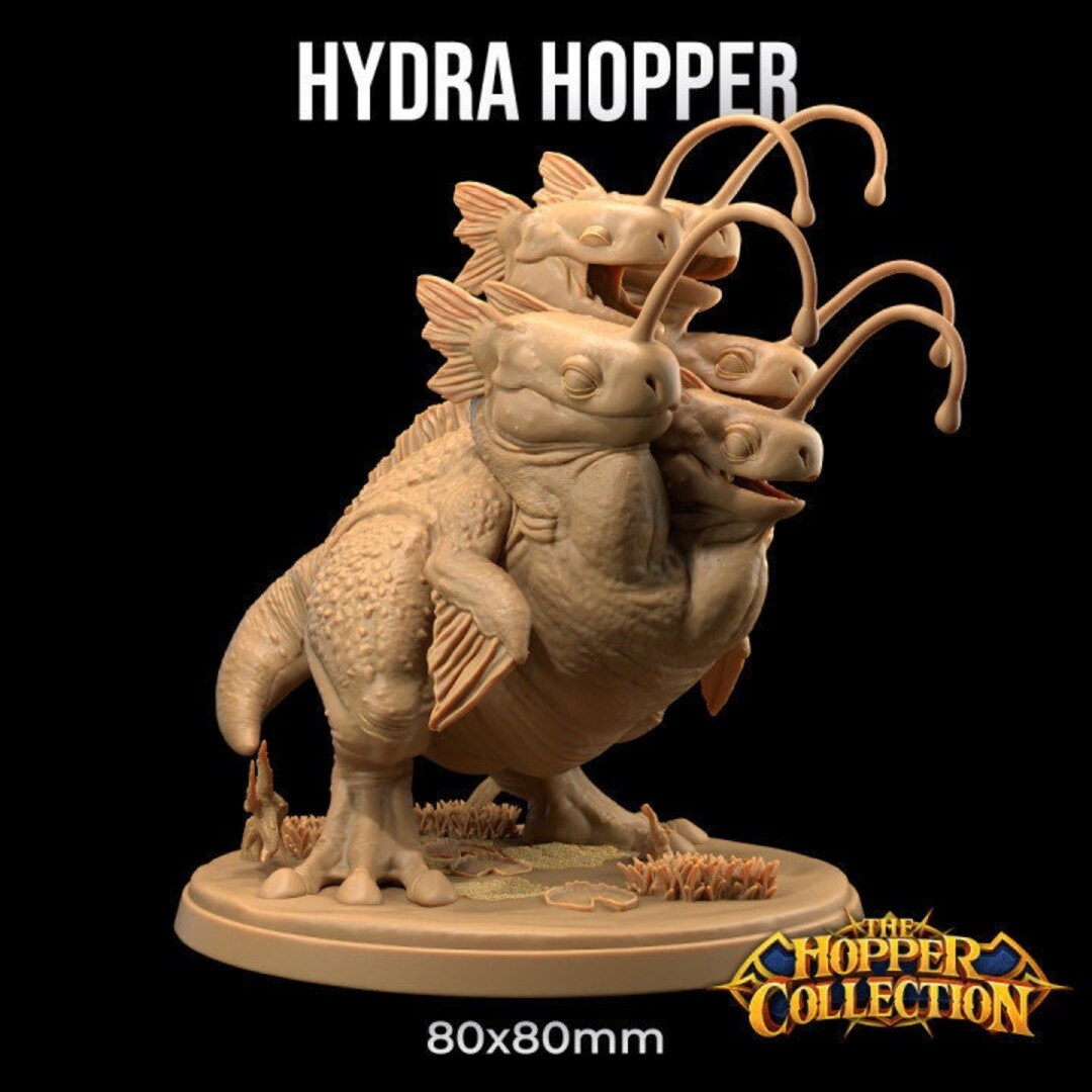 Hydra Hopper | Dragon Trappers Lodge | Glow Hopper | RESIN | Fantasy ...