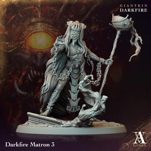 Darkfire Matron Archvillain Games Giantkin Darkfire RESIN Fantasy ...