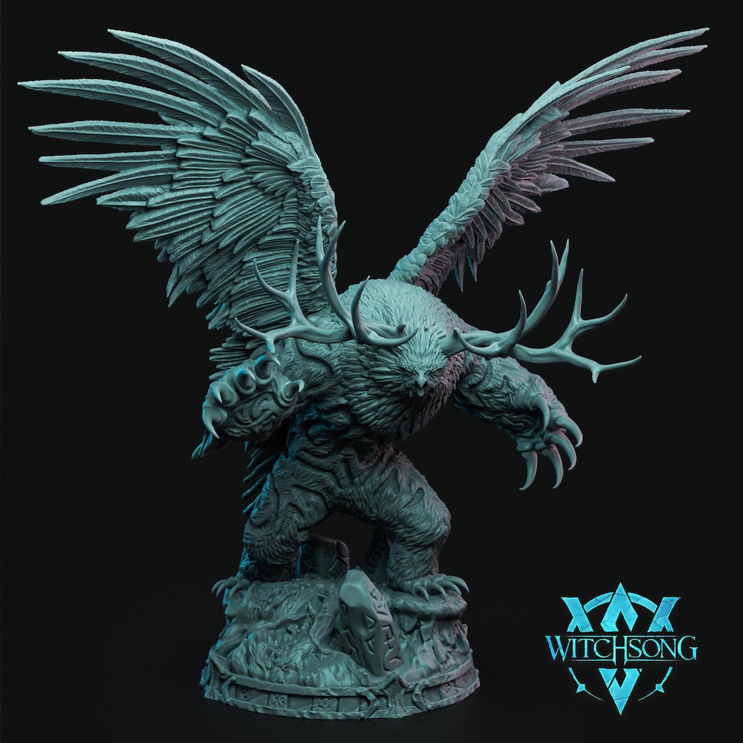 The Owl Bear Progenitor | Witchsong | Fey | RESIN | Fantasy | Horror ...