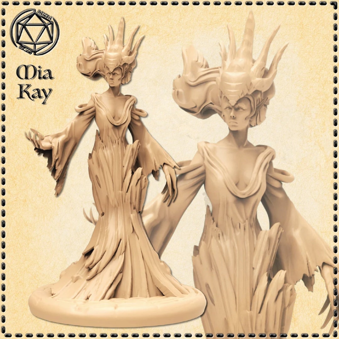 Tree Sentinel Mia Kay Cursed Forest Collection RESIN Fantasy Dnd RPG ...